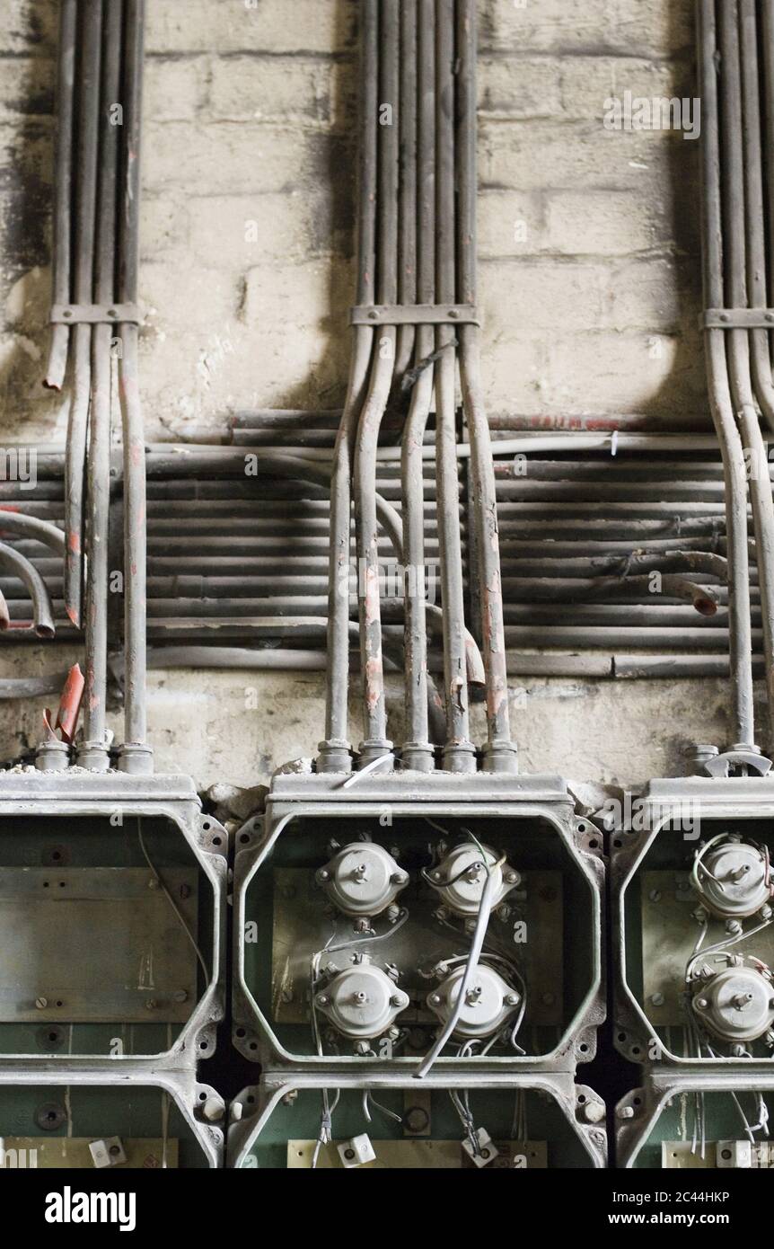 Old distribution box Stock Photo - Alamy