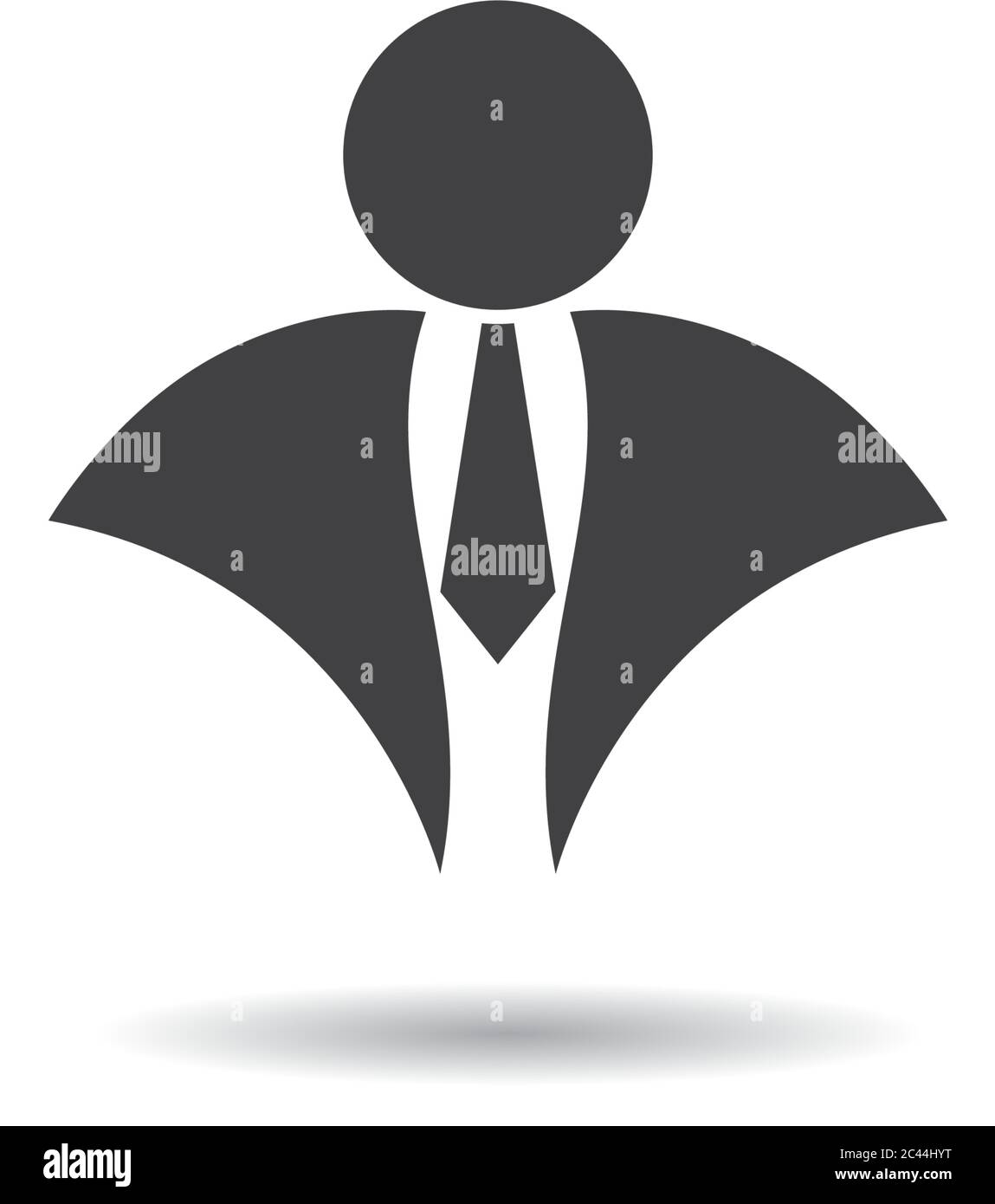 Businessman logo illustration design Stock Vector Image & Art - Alamy