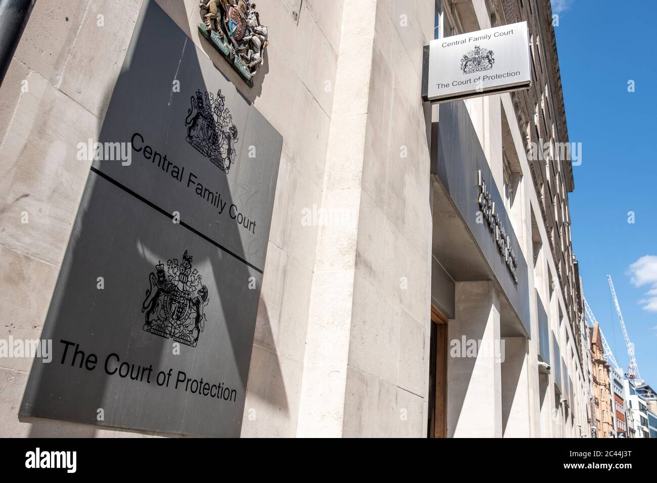 London- The Central Family Court / The Court of Protection in Holborn ...