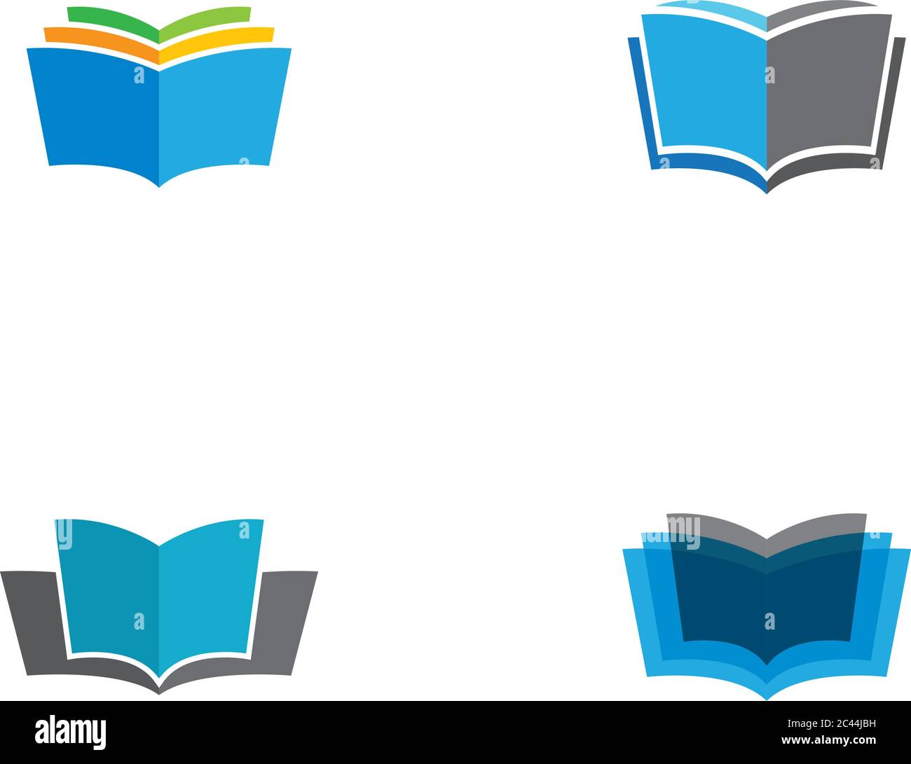 Book logo template Stock Vector Image & Art - Alamy