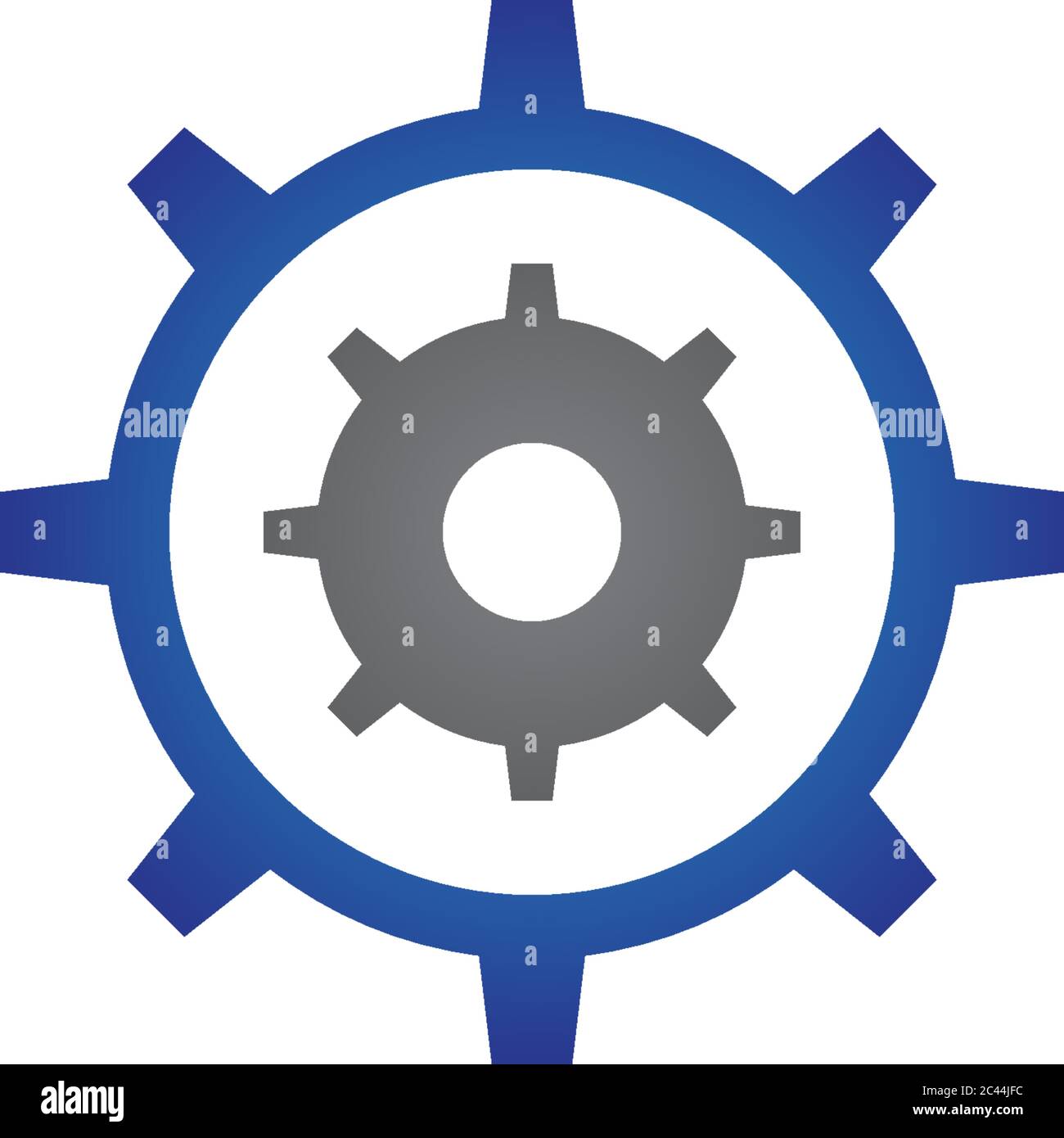 Gear logo template vector icon illustration design Stock Vector Image ...
