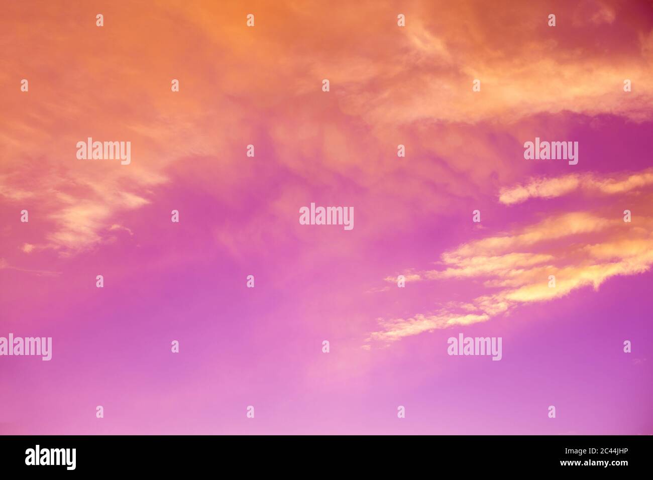 Colorful cloudy sky at sunset. Gradient color. Sky texture. Abstract ...