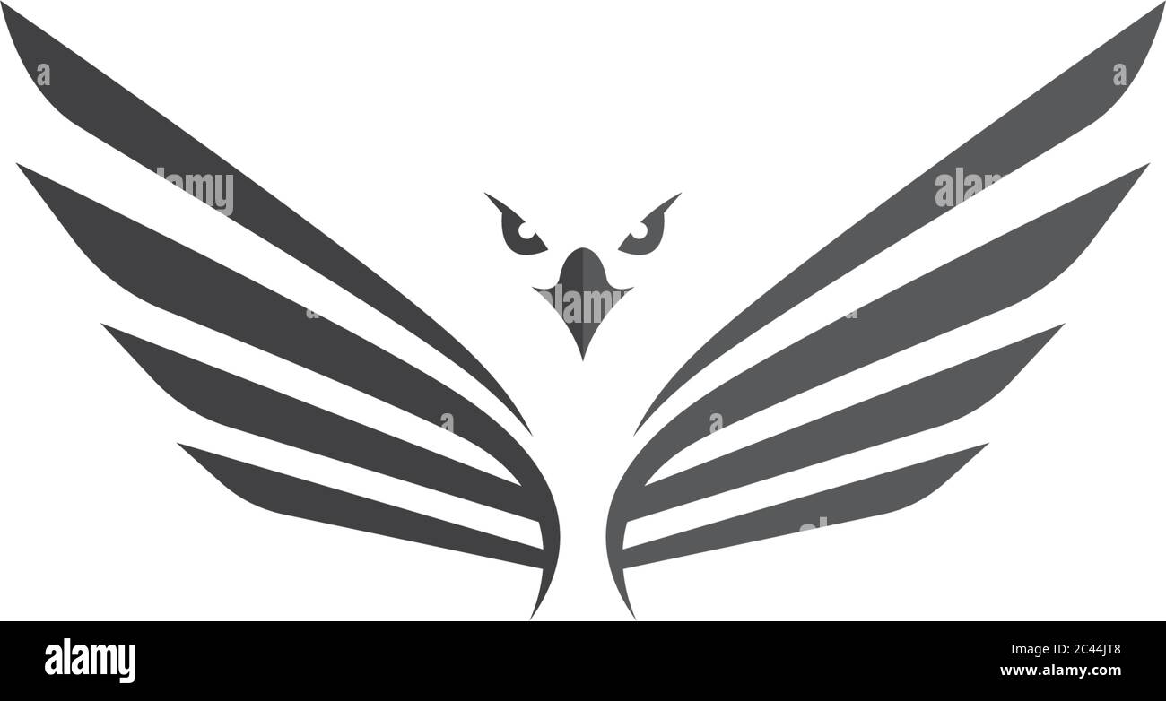 Wing logo template symbol icon illustration design Stock Vector Image ...