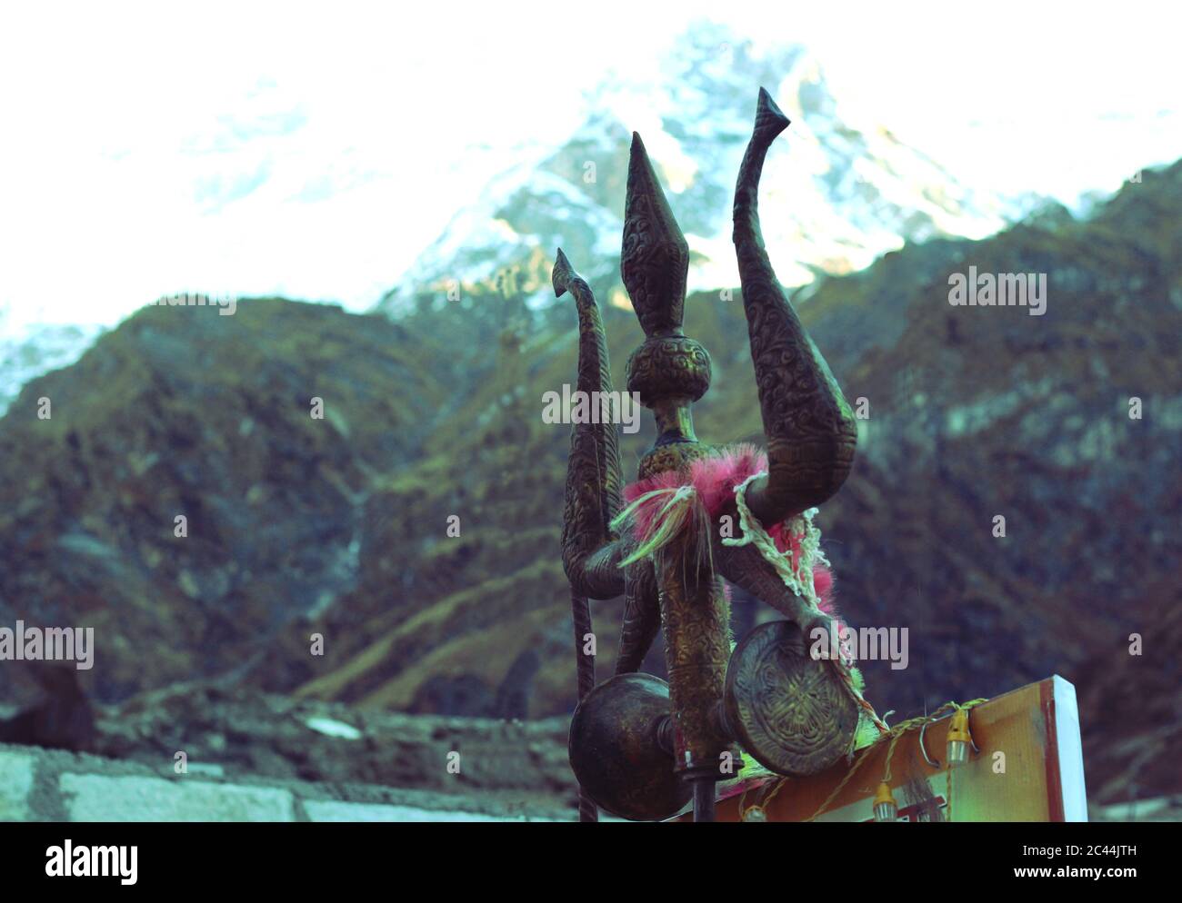 a pic of Trishula . this is a holy weapon related to lord Shiva ...