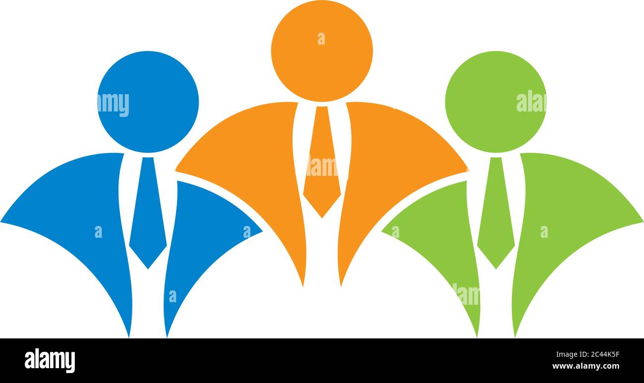 Businessman logo illustration design Stock Vector Image & Art - Alamy