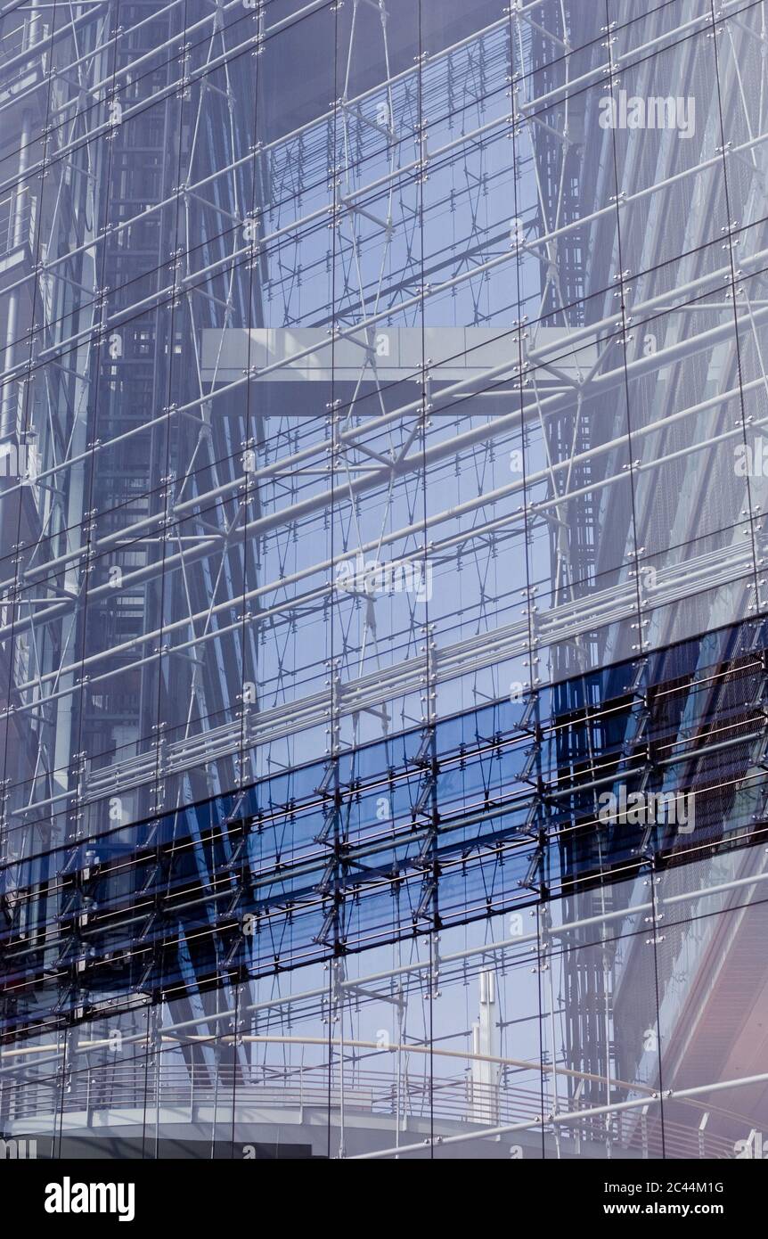 Glass facade in Dusseldorf, Germany Stock Photo - Alamy