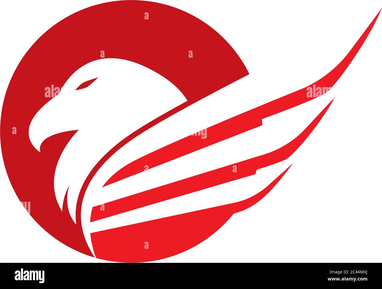 Red Falcon Clipart
