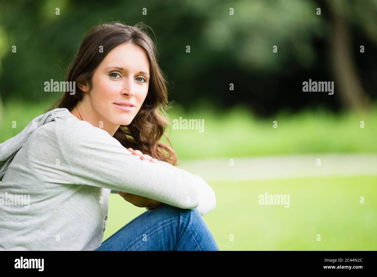 Beautiful young woman relaxation hi-res stock photography and images ...
