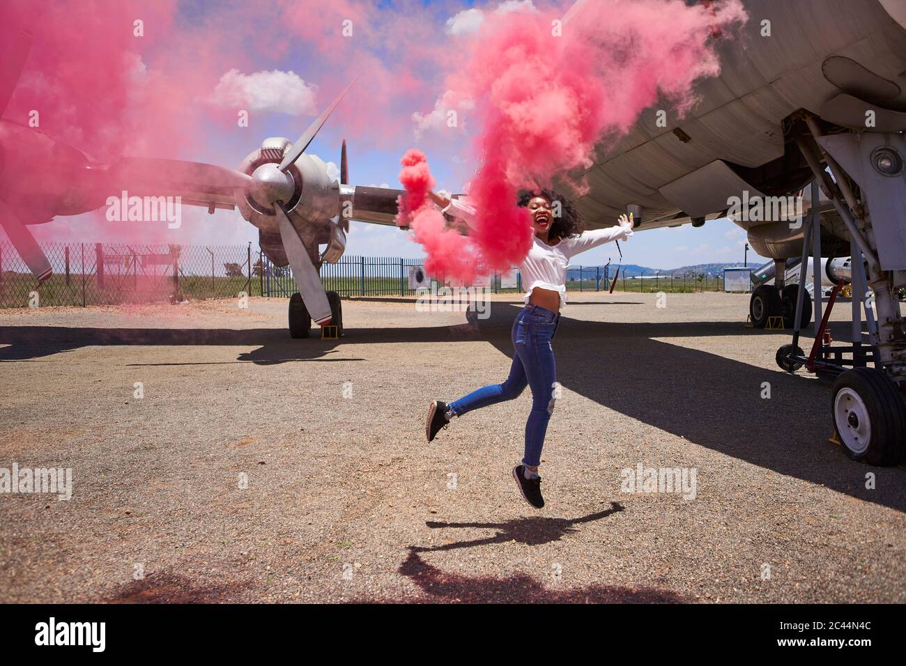 Flare and flare smoke hi-res stock photography and images - Alamy