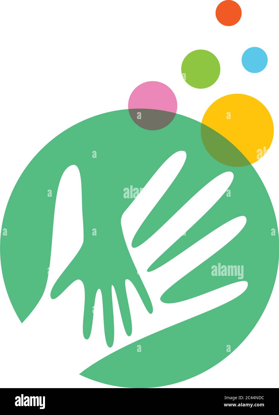 Hand Care Logo Template vector icon Busines Stock Vector Image & Art ...