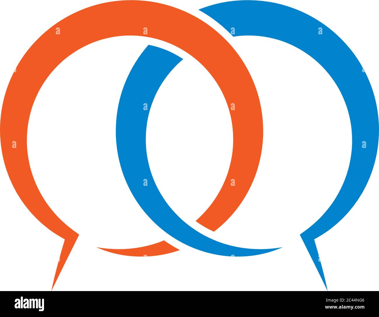 Speech bubble logo template vector icon illustration design Stock Vector Image & Art - Alamy