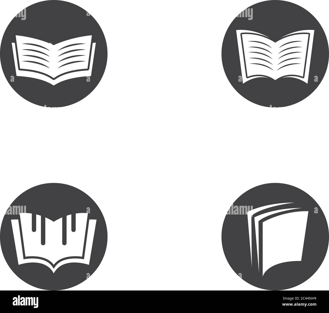 Book logo icon illustration design Stock Vector Image & Art - Alamy