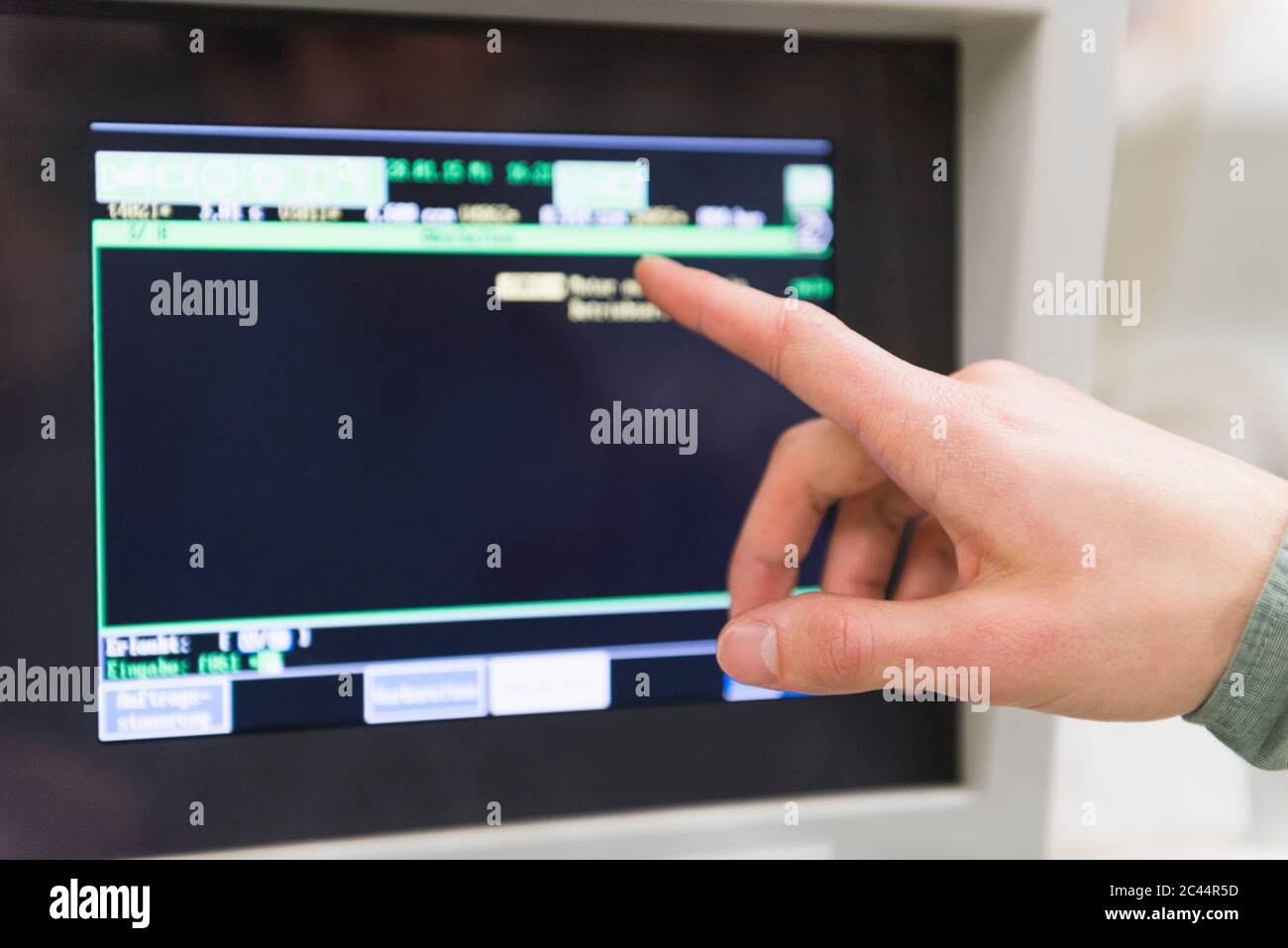 Hand screen hi-res stock photography and images - Alamy