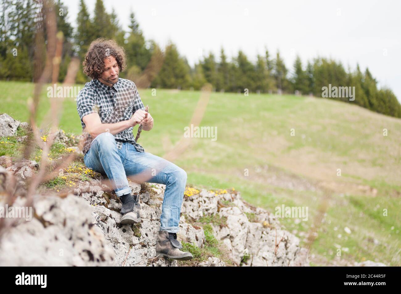 Rock stick hi-res stock photography and images - Alamy