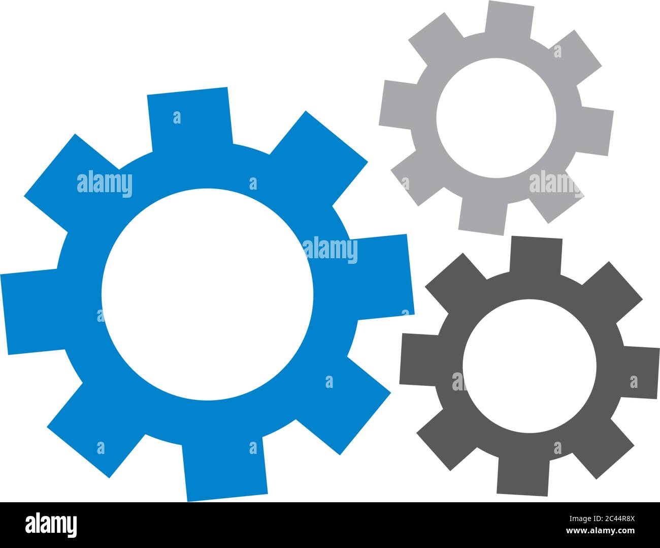 Gear logo template vector icon illustration design Stock Vector Image ...