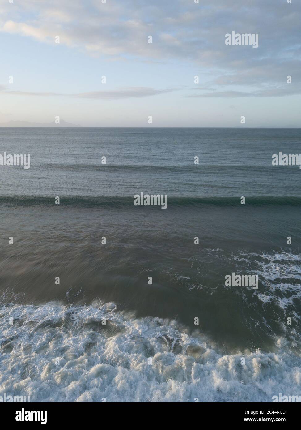 Aerial photo of a rural surf area, New Zealand Stock Photo - Alamy