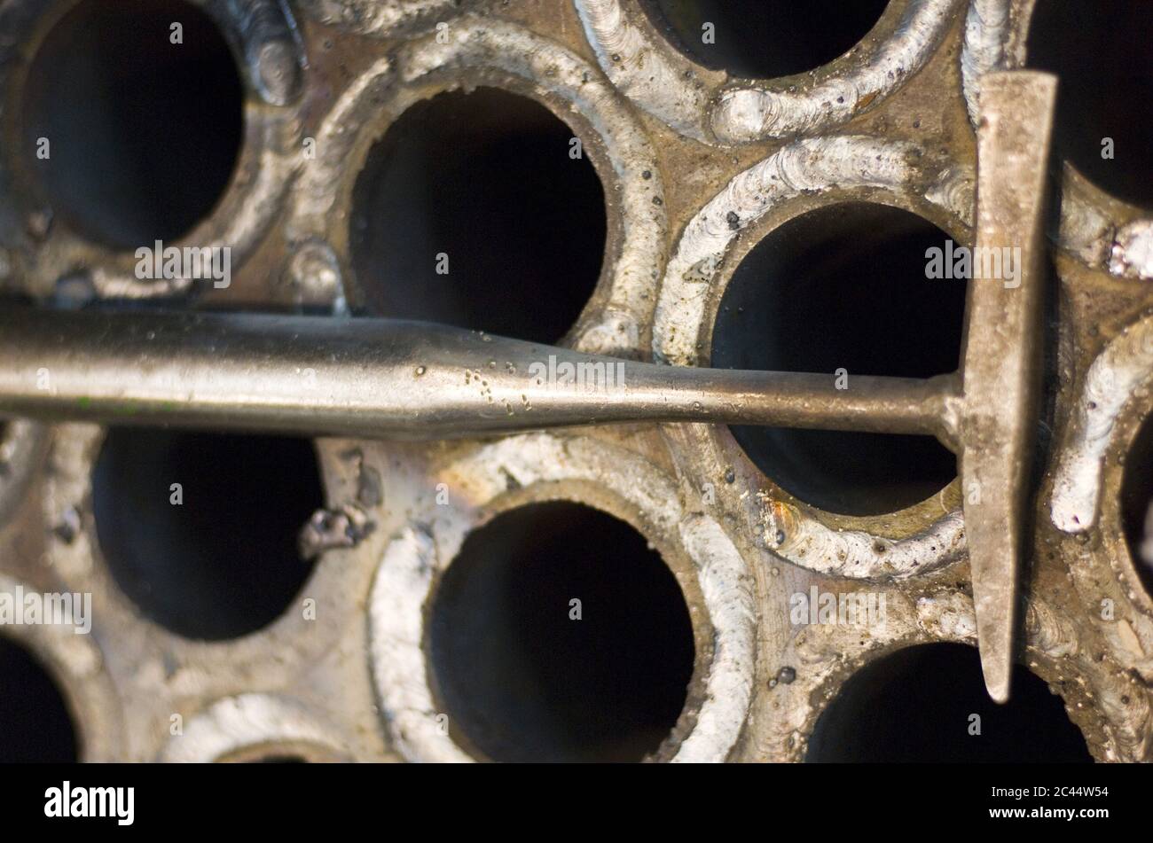 Pipes in a factory Stock Photo - Alamy
