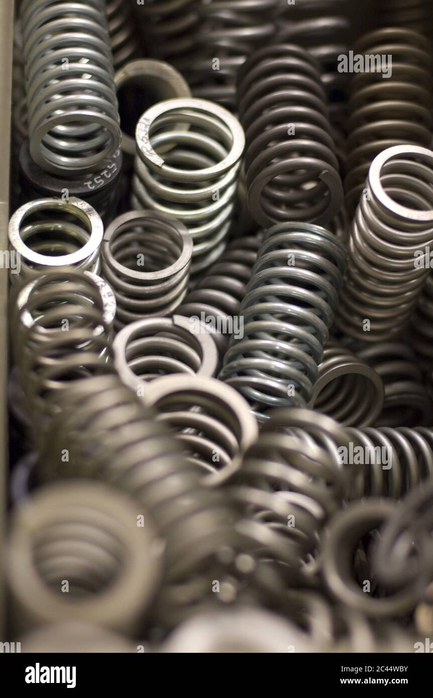 Metal spirals hi-res stock photography and images - Alamy