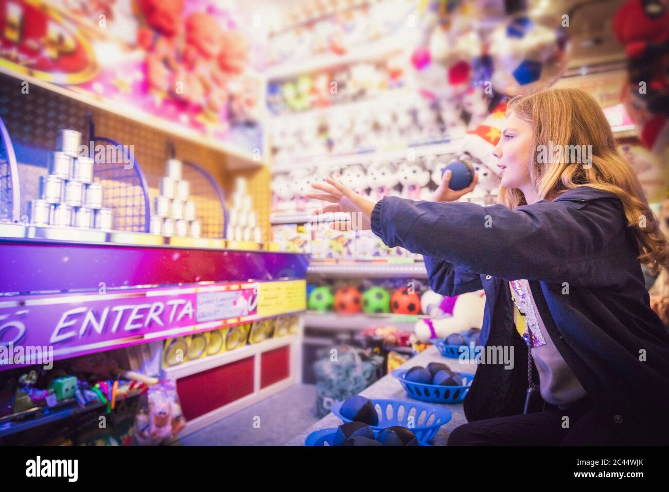 Children game booth hi-res stock photography and images - Alamy