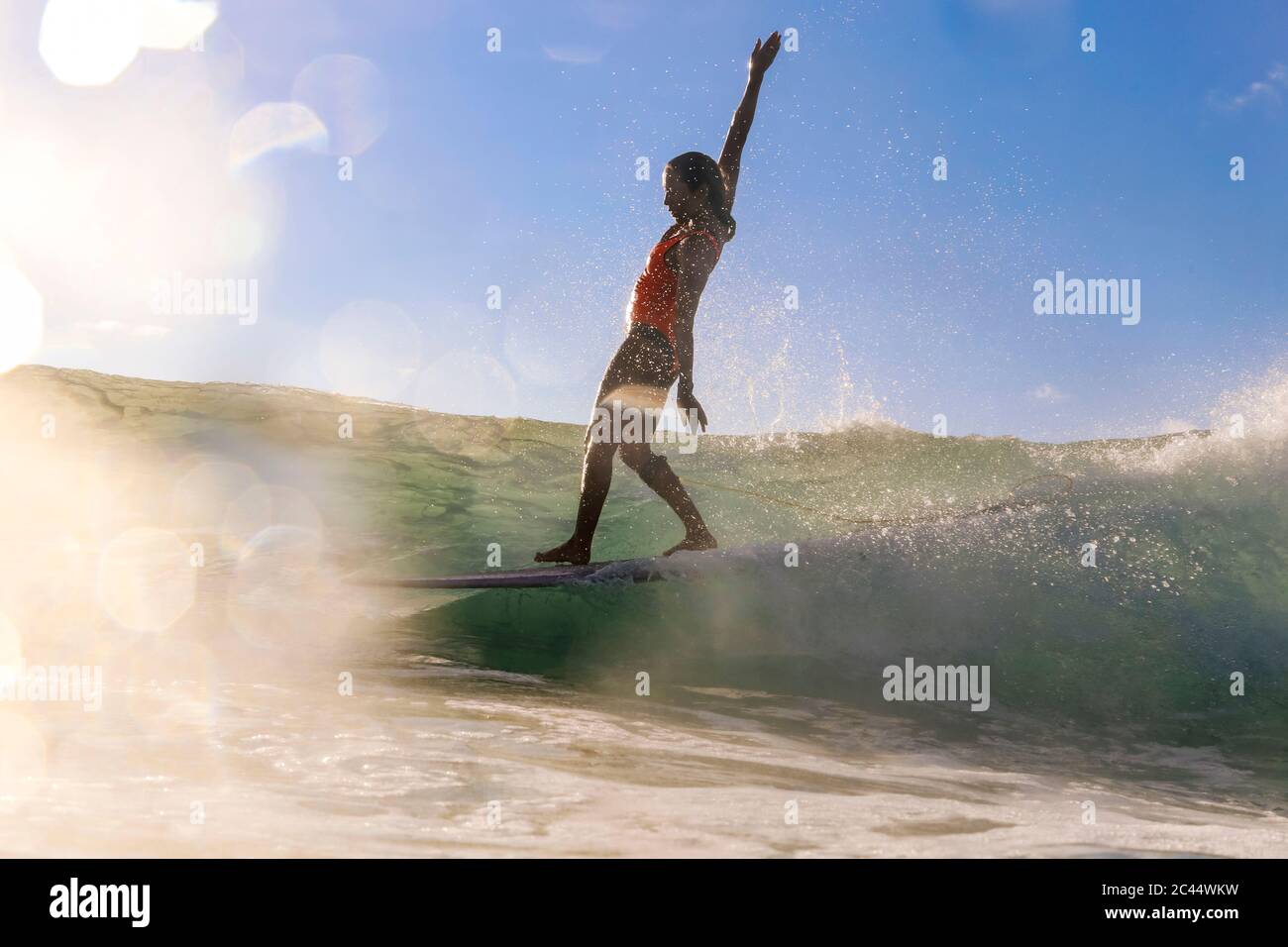 Female swimsuit surfer hi-res stock photography and images - Alamy