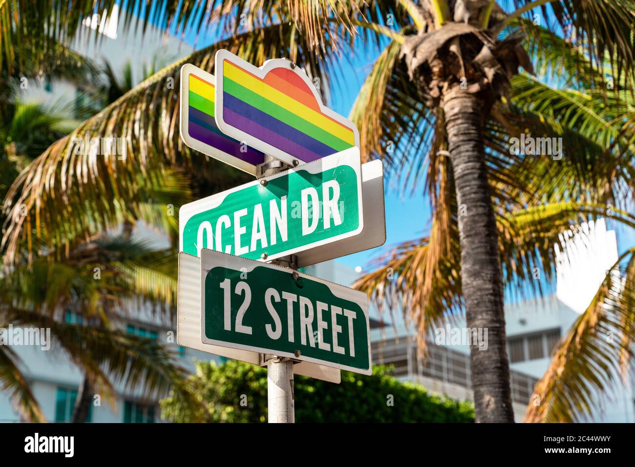 Florida metal street signs hi-res stock photography and images - Alamy