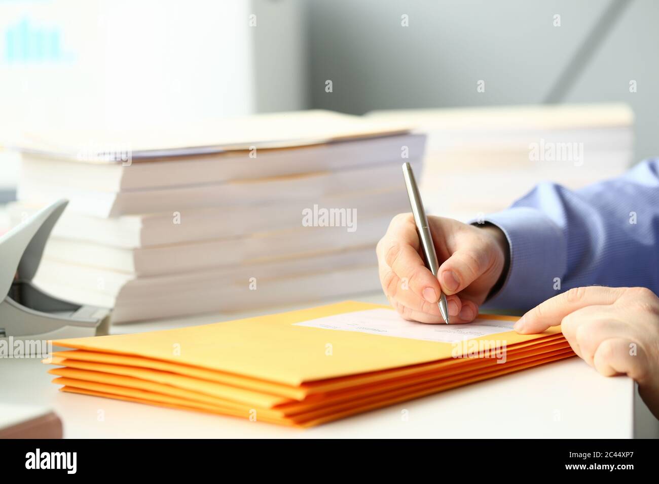 Office envelope hi-res stock photography and images - Alamy