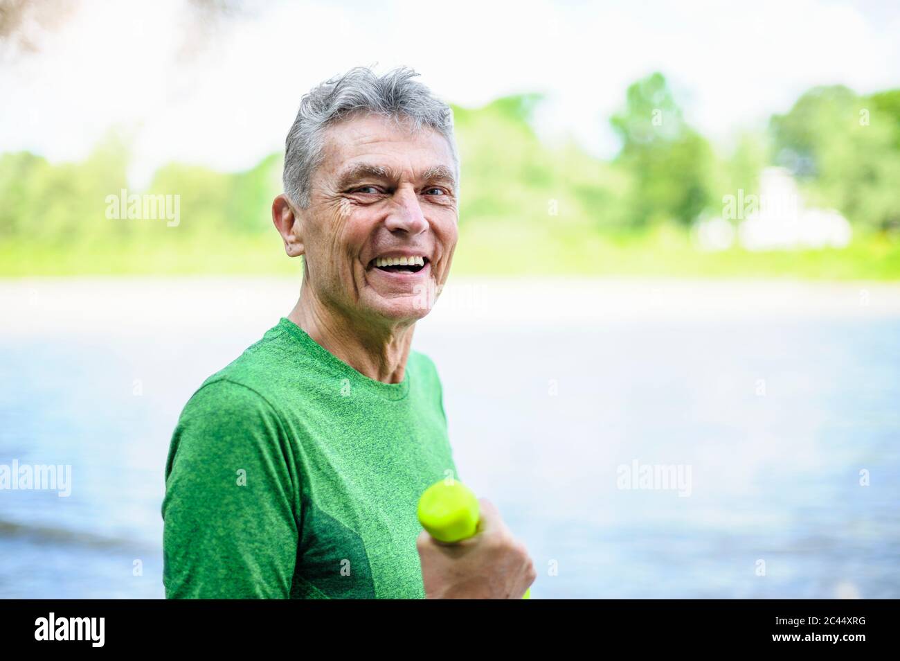 Training in the park senior equipment hi-res stock photography and ...