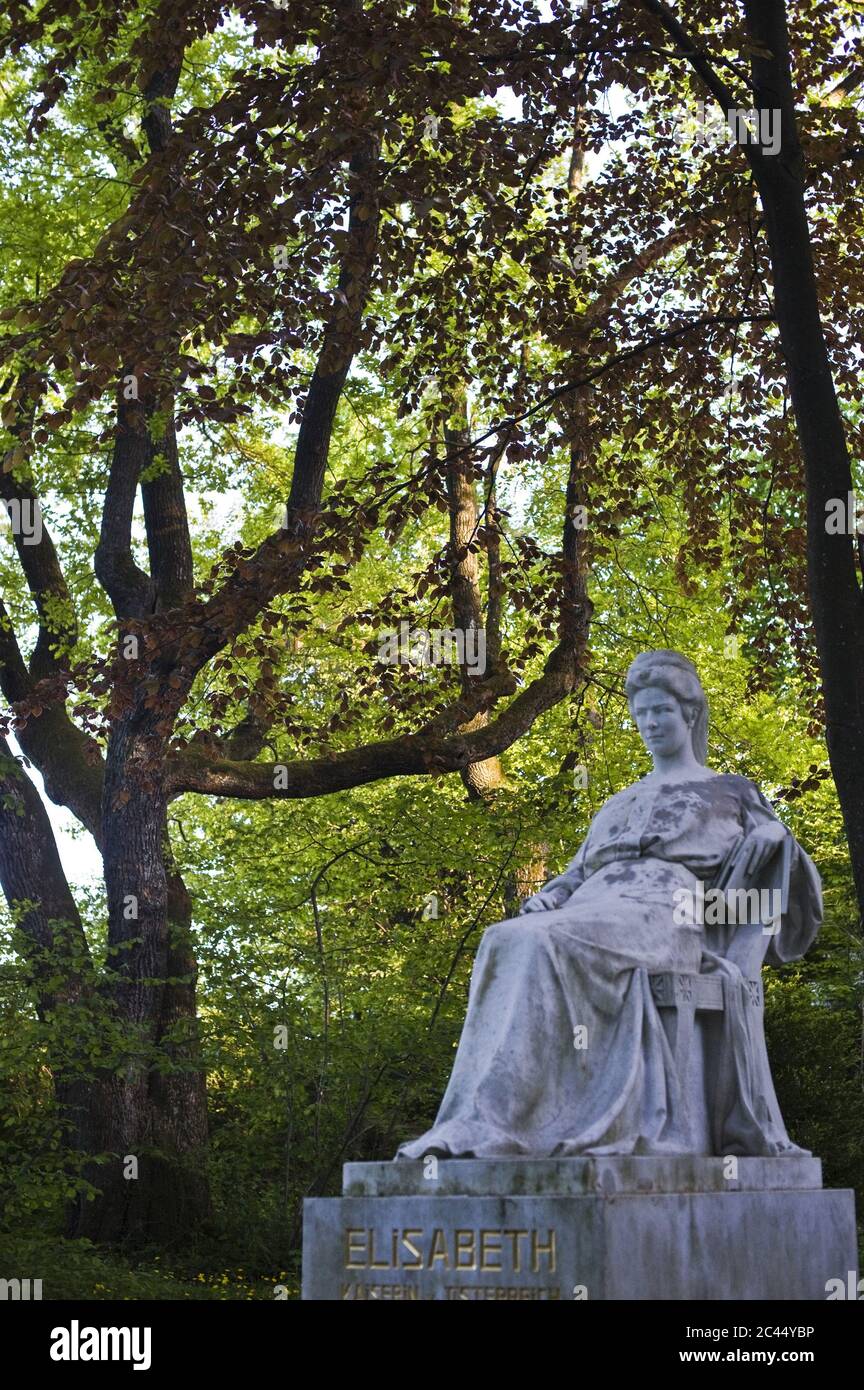 Empress Elisabeth statue, Feldafing, Germany Stock Photo - Alamy
