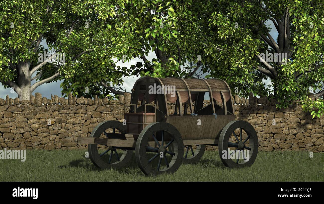 Medieval Cart Wagon High Resolution Stock Photography and Images - Alamy