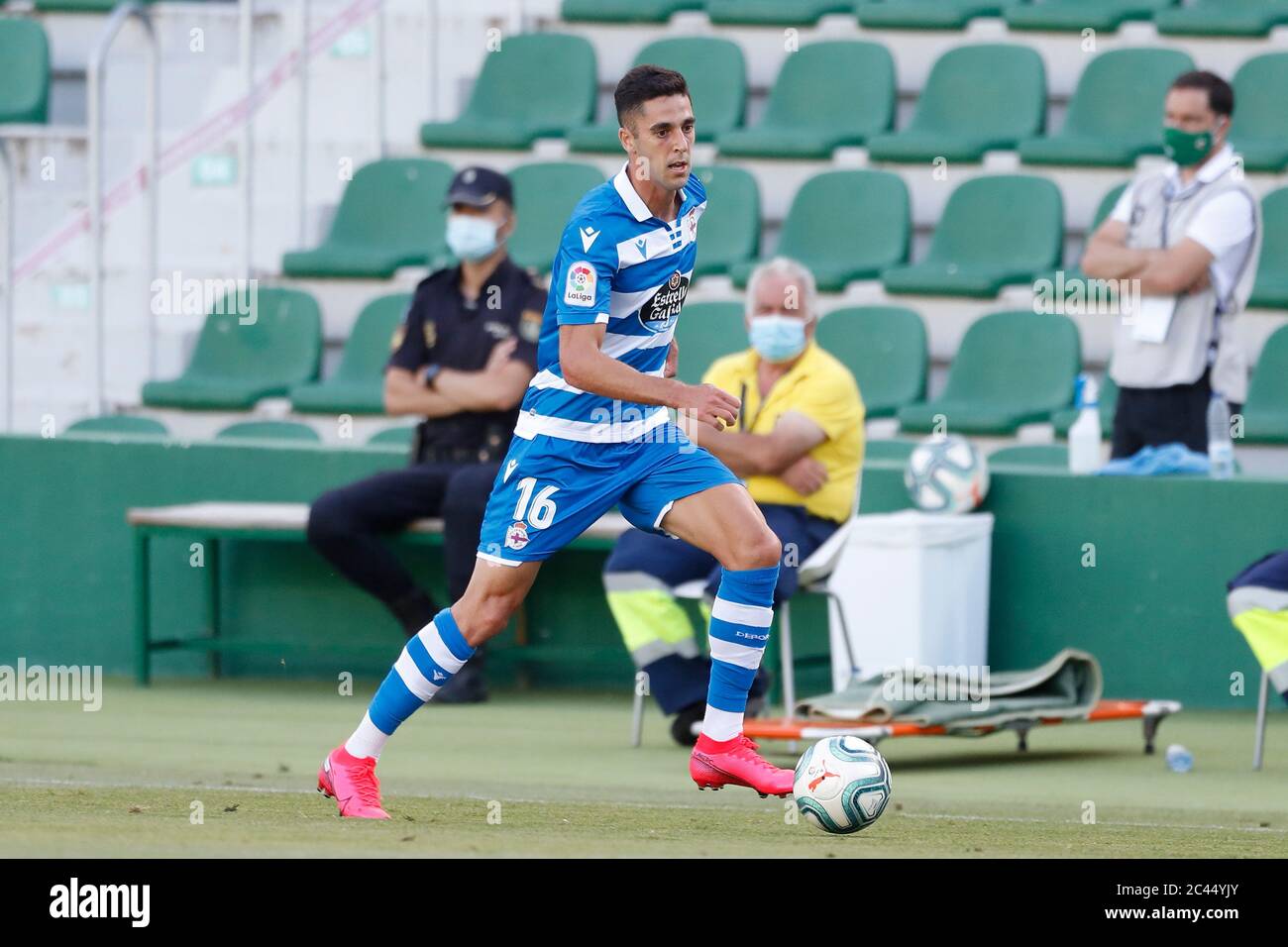 Elche, Spain. 23rd June, 2020. Sabin Merino (Deportivo) Football/Soccer : Spanish "La Liga ...
