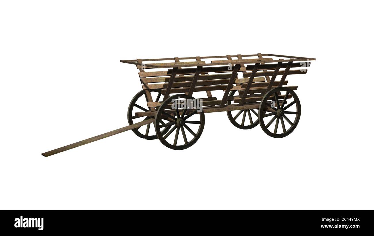 Medieval Merchant Cart