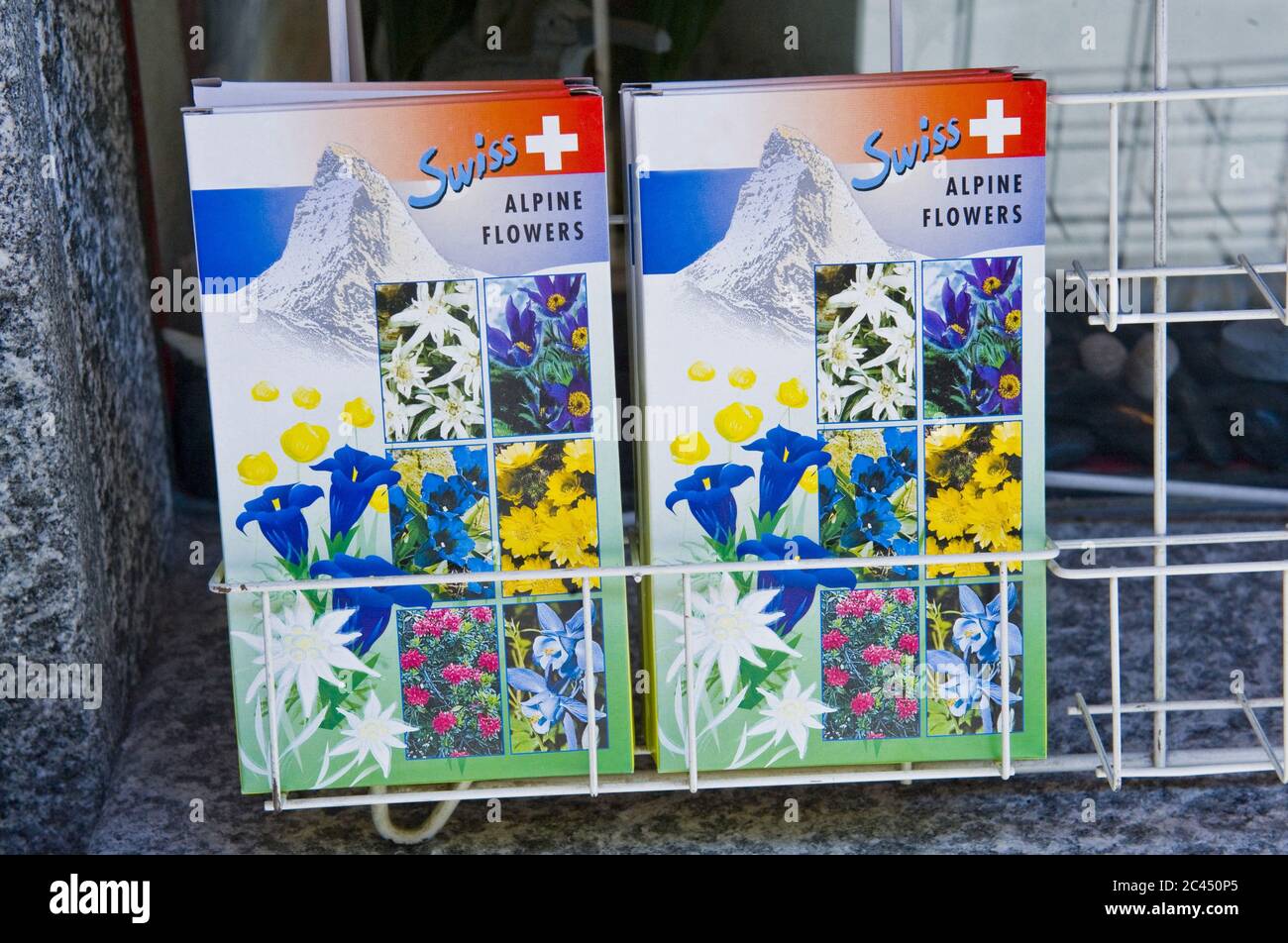 Gift shop in Zermatt, Switzerland Stock Photo - Alamy