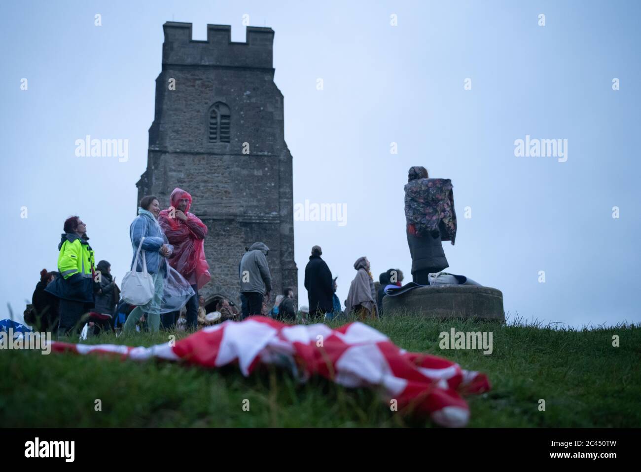 Revellers rain hi-res stock photography and images - Alamy