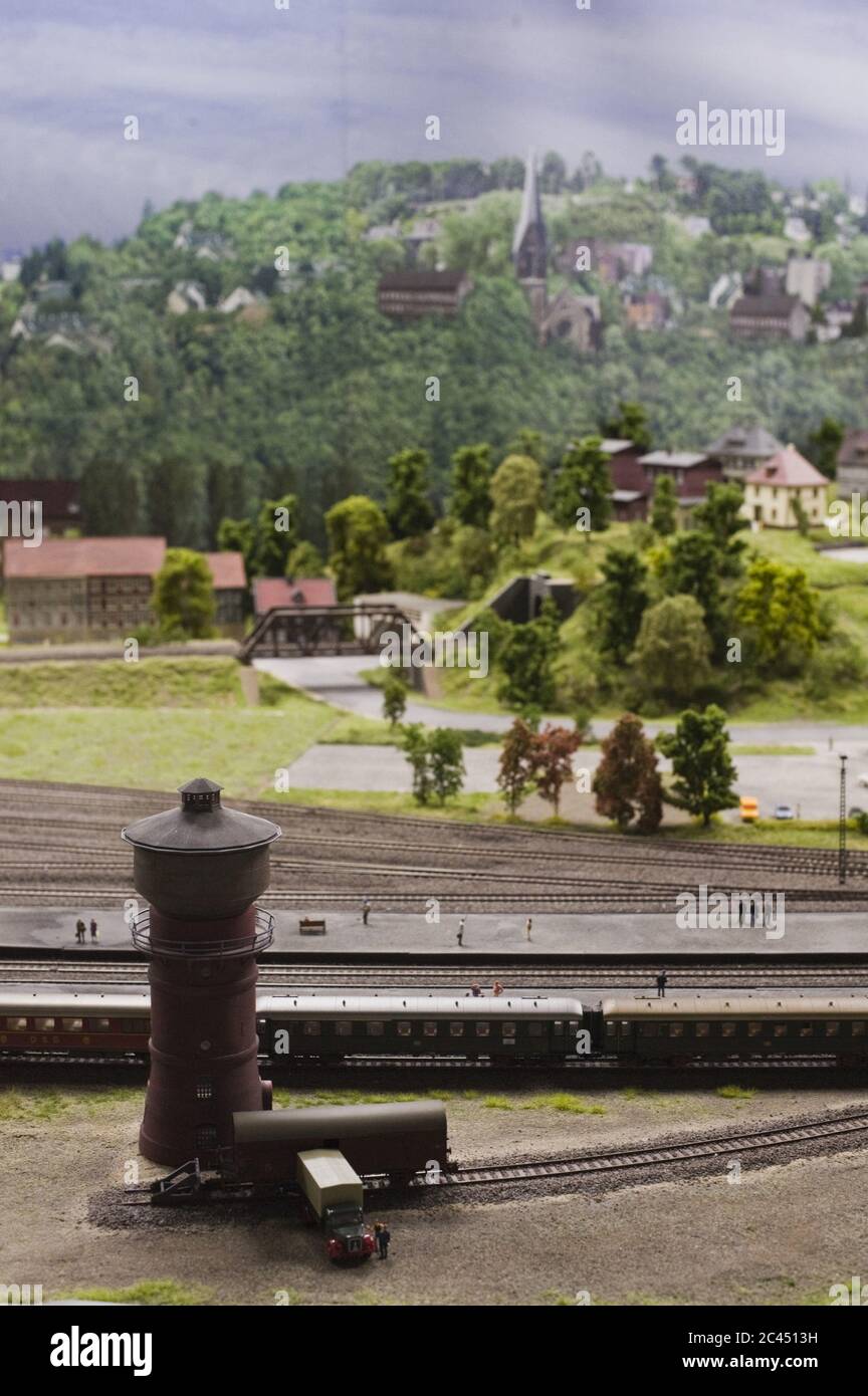 Model railroad village hi-res stock photography and images - Alamy