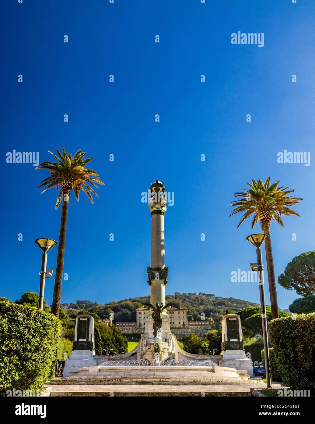 Monument to the Fallen of the War, in Piazza Guglielmo Marconi. Bronze ...