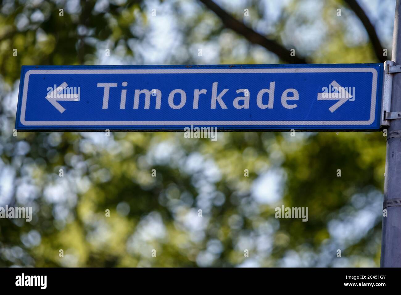 UTRECHT, 24-06-2020, Dutchnews, Controversial street signs Timorkade ...