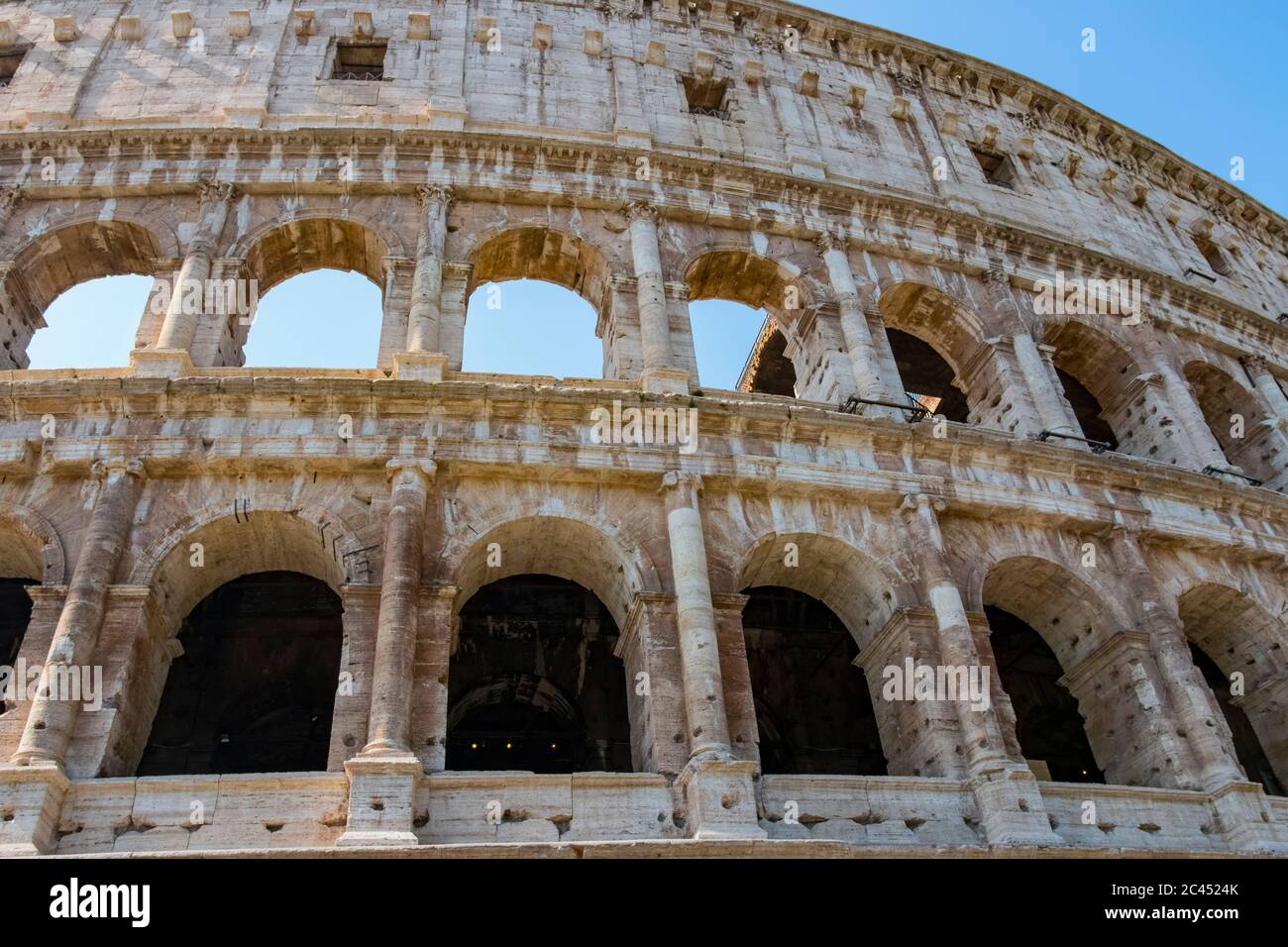 Colosseum - the main tourist attractions of Rome, Italy. Ancient Rome ...