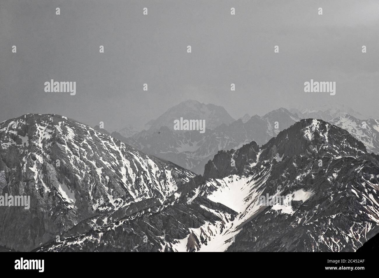 Mountain landscape, Mittenwald, Upper Bavaria, Germany Stock Photo - Alamy
