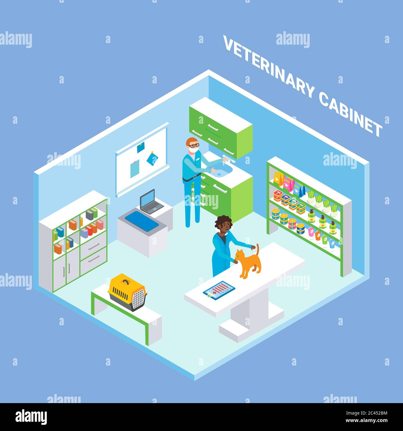 Veterinary clinician Stock Vector Images - Alamy