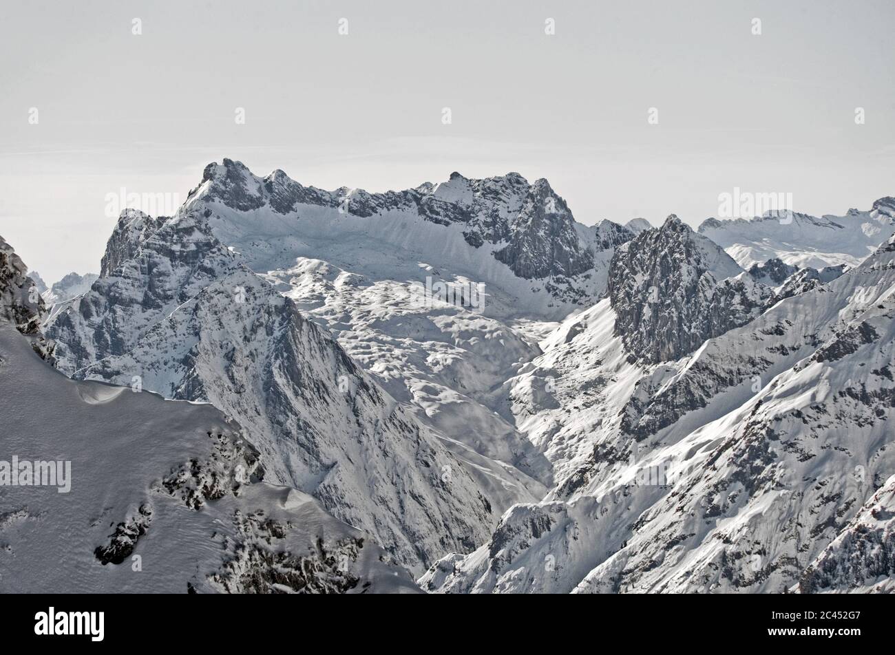 Mountain landscape, Mittenwald, Upper Bavaria, Germany Stock Photo - Alamy
