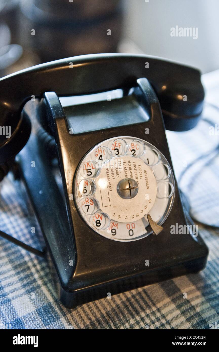 Old fashioned phone Stock Photo - Alamy