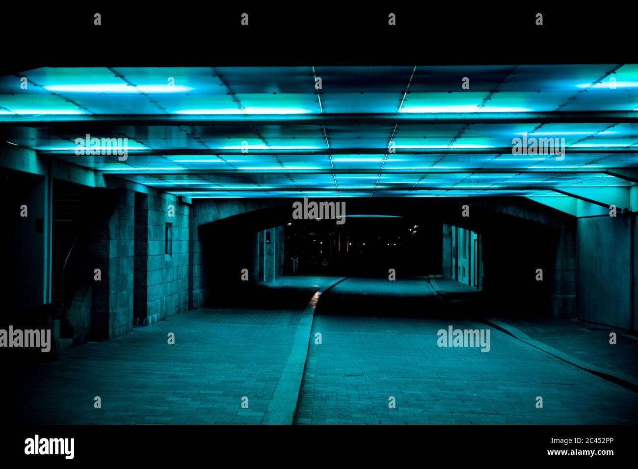 Tunnel at night, Basel, Switzerland Stock Photo - Alamy