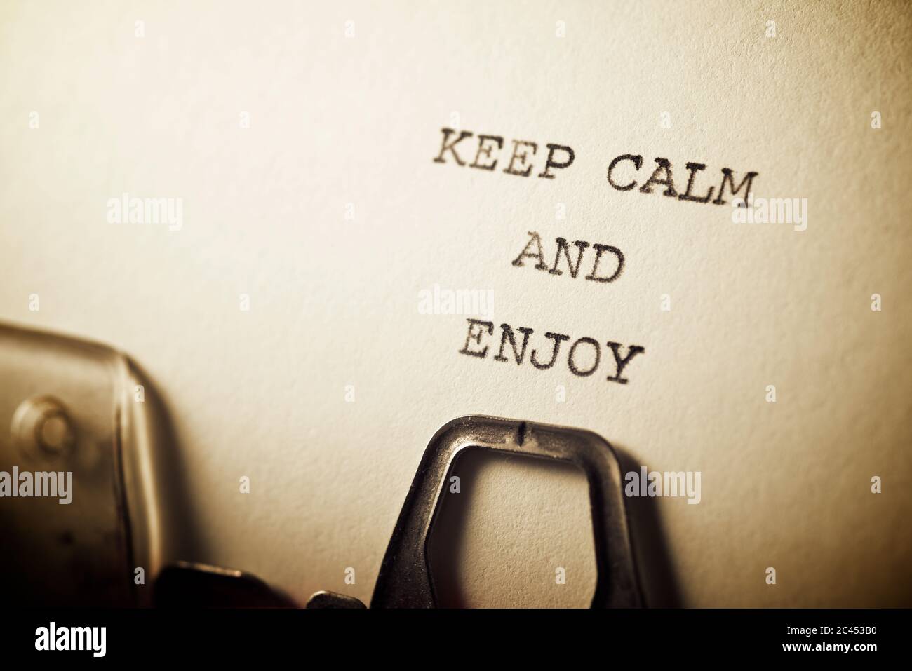 Relax enjoy message written hi-res stock photography and images - Alamy