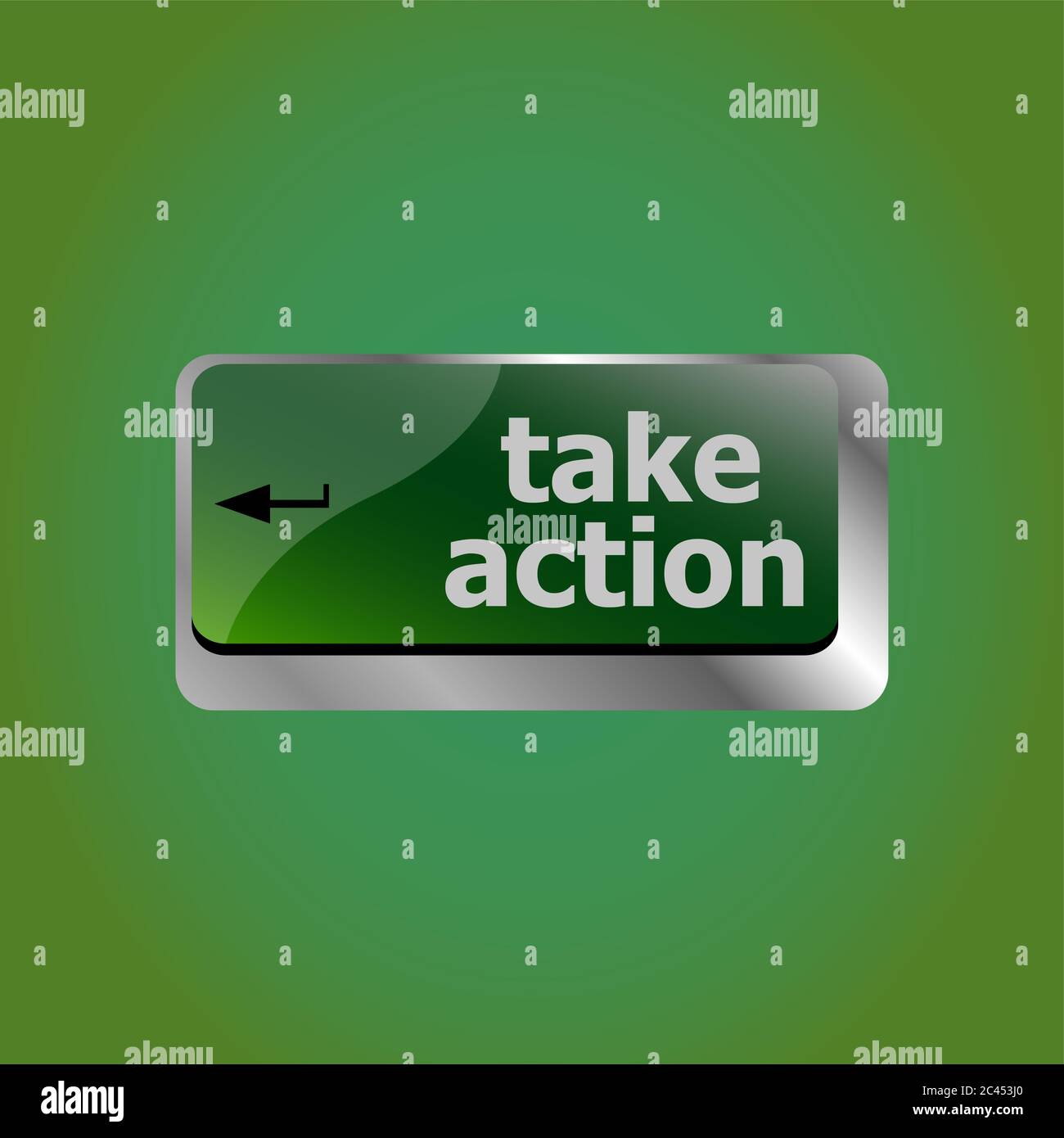 Take action key on a computer keyboard, business concept Stock Photo - Alamy