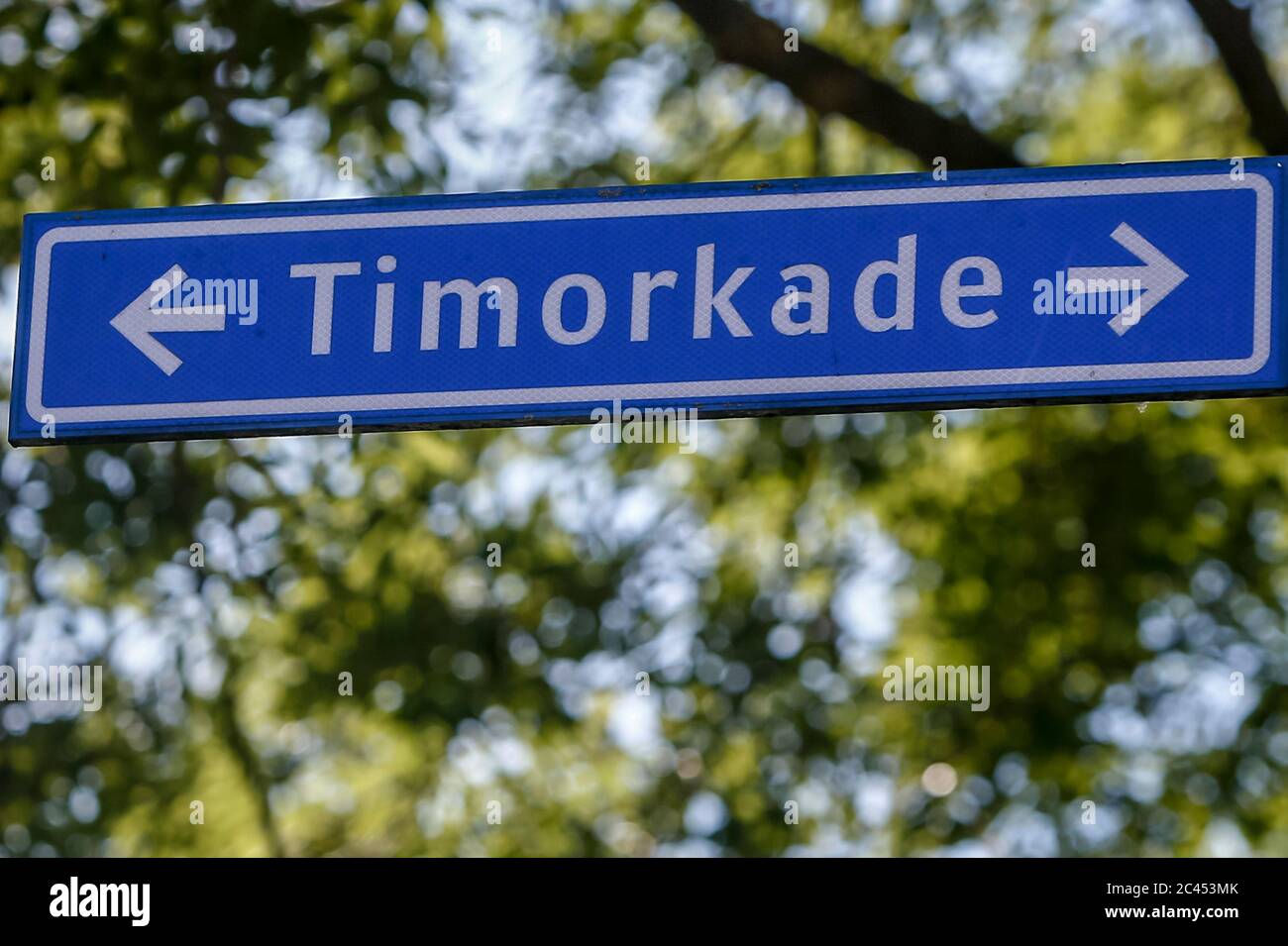 UTRECHT, 24-06-2020, Dutchnews, Controversial street signs Timorkade ...