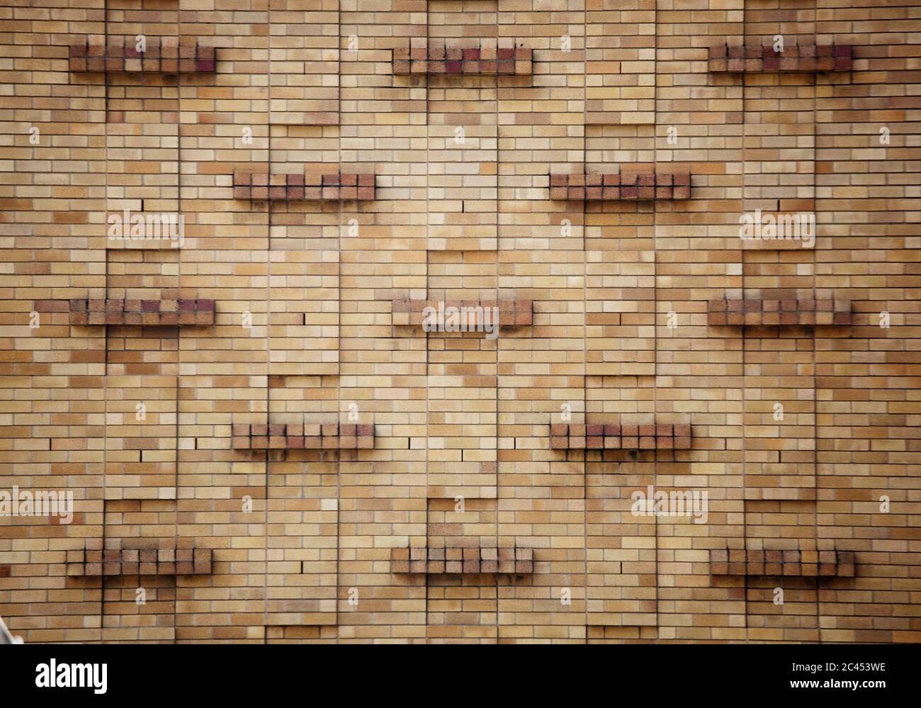 Wall with protruding parts Stock Photo - Alamy