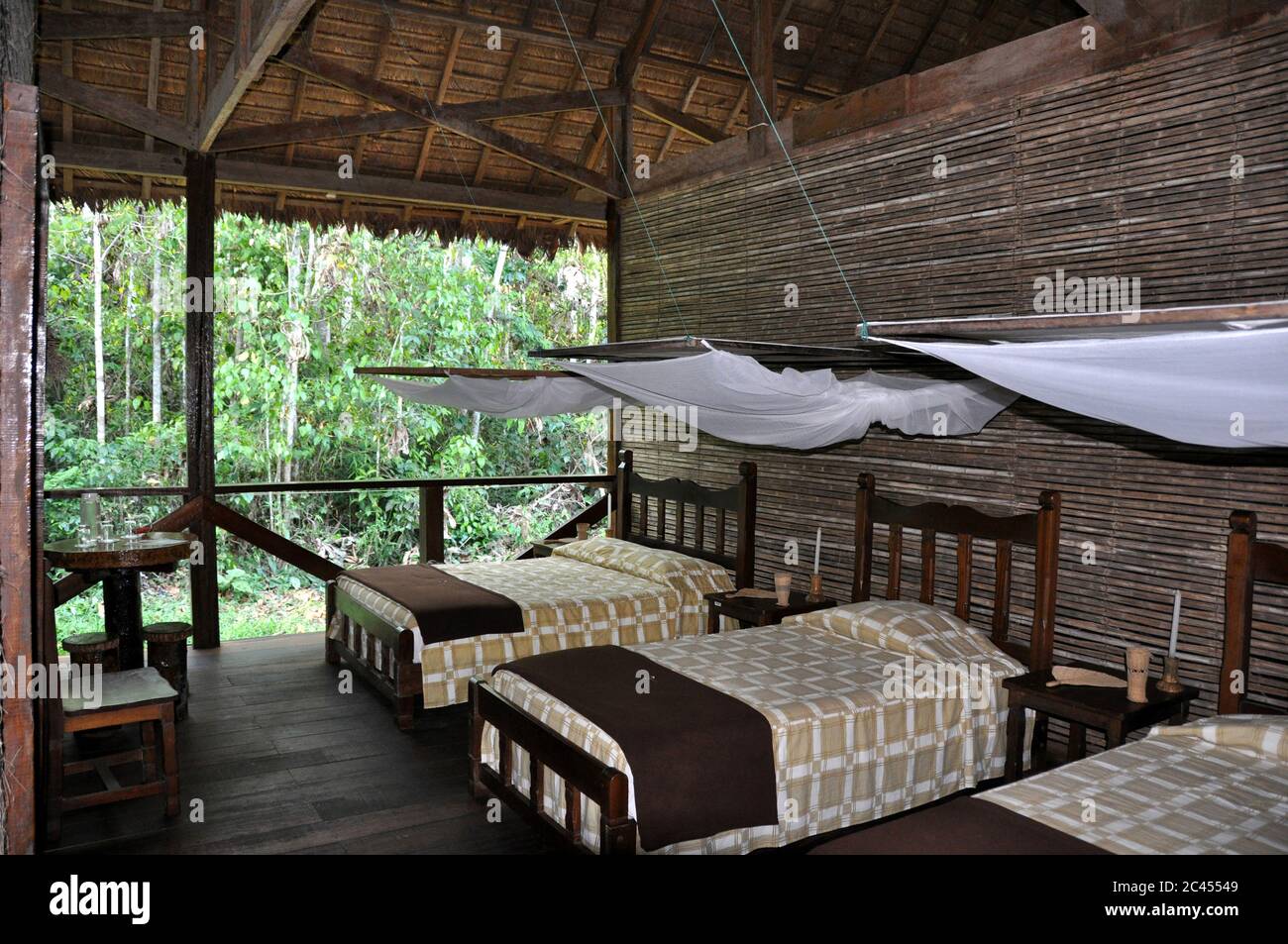 Lodge Refugio Amazonas, Peru Stock Photo - Alamy