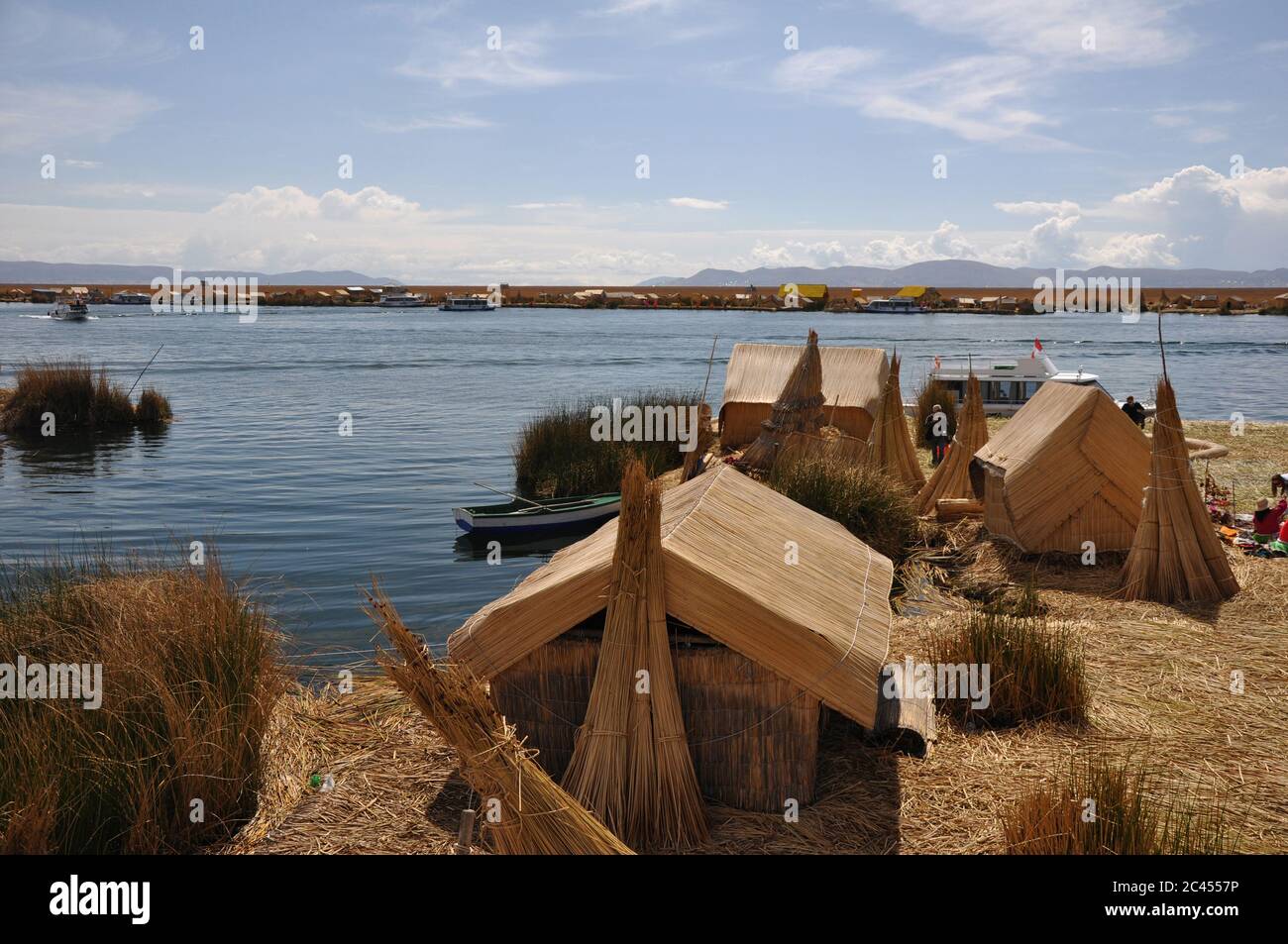 Urus Island, Lake Titicaca, Peru Stock Photo - Alamy