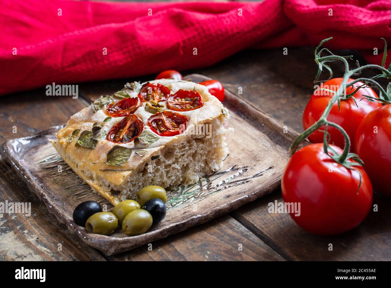Focaccia plate hi-res stock photography and images - Alamy