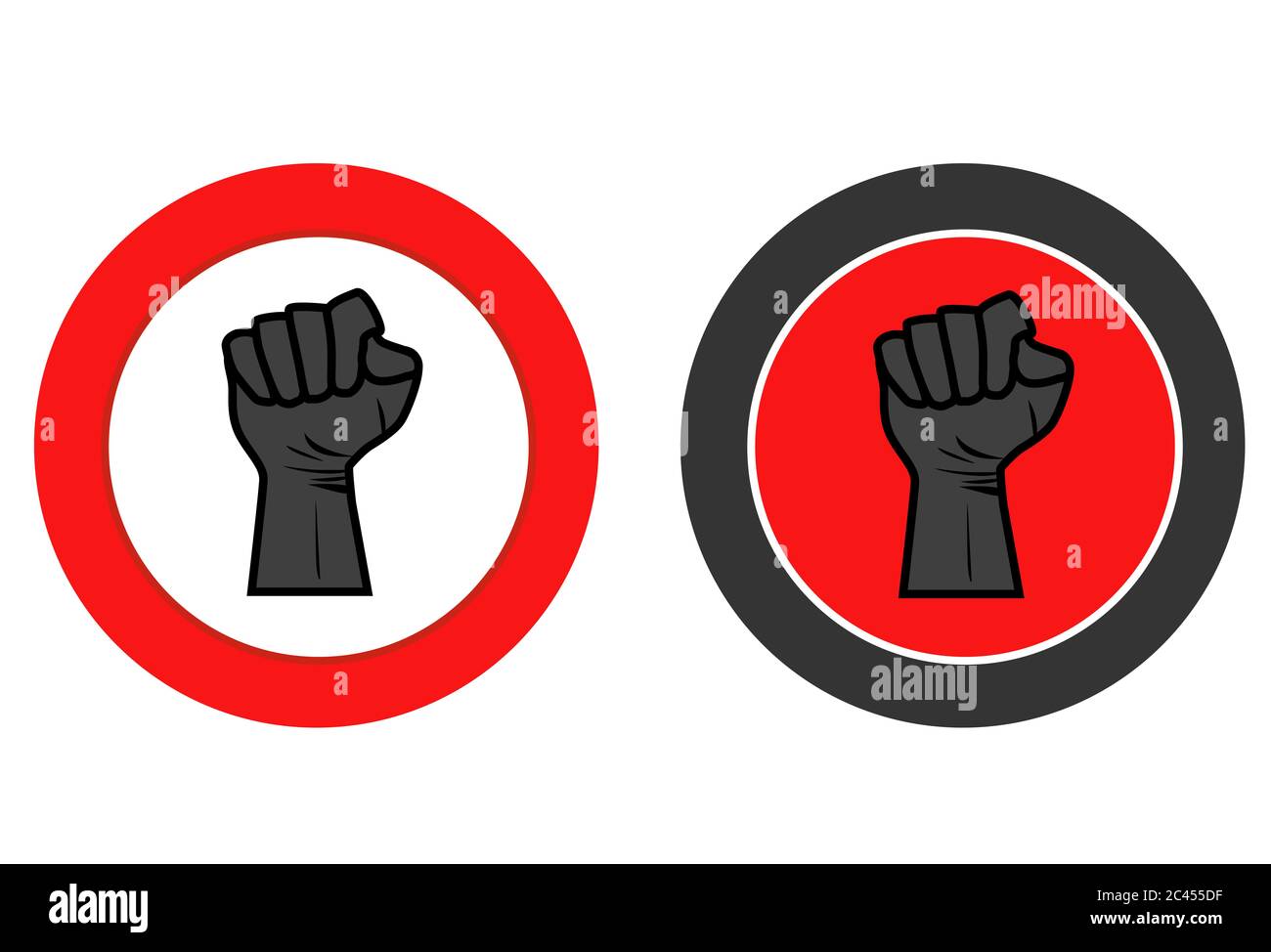 Black lives matter. Hand symbol for all black lives matter protest in ...